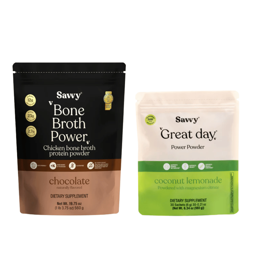 Strength & Calm Kit | Protein + Magnesium Lemonade | Savvy US – Savvy USA