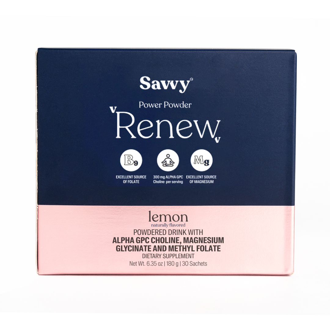 Renew® 180gr | Alpha GPC Choline and magnesium glycinate – Savvy USA