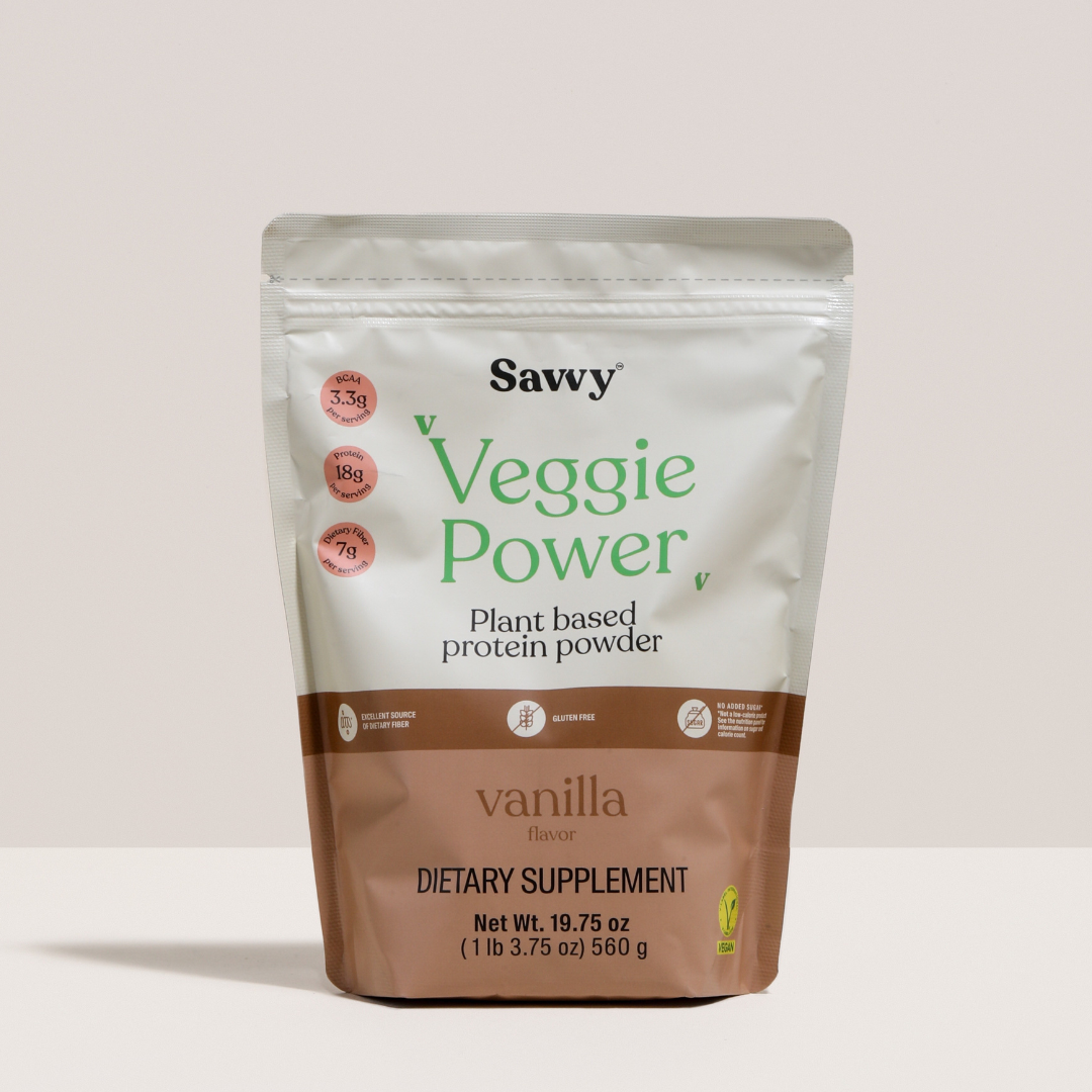 Veggie Power Vanilla 560g | Complete Plant-Based Protein Blend – Savvy USA
