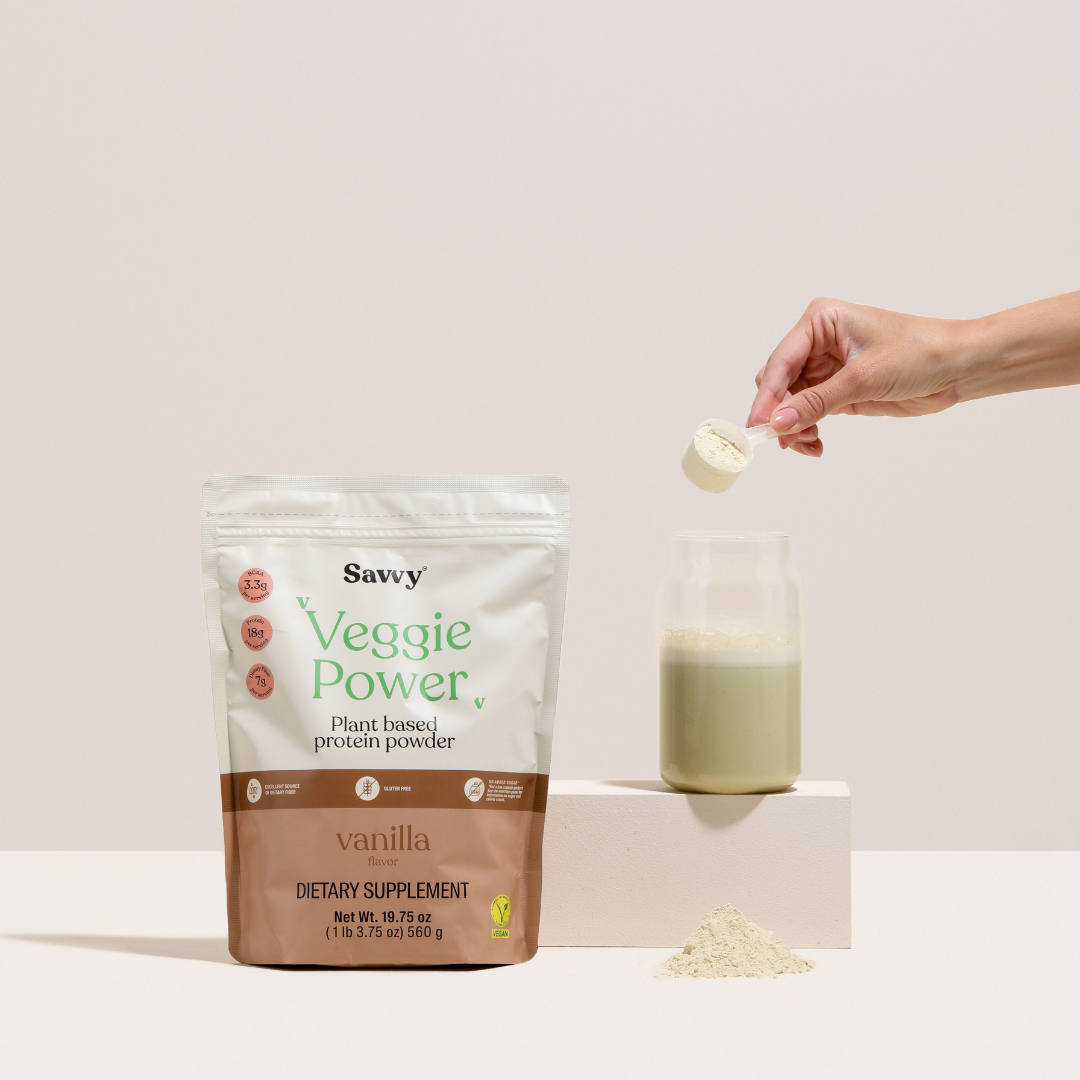 Veggie Power Vanilla 560g | Complete Plant-Based Protein Blend – Savvy USA